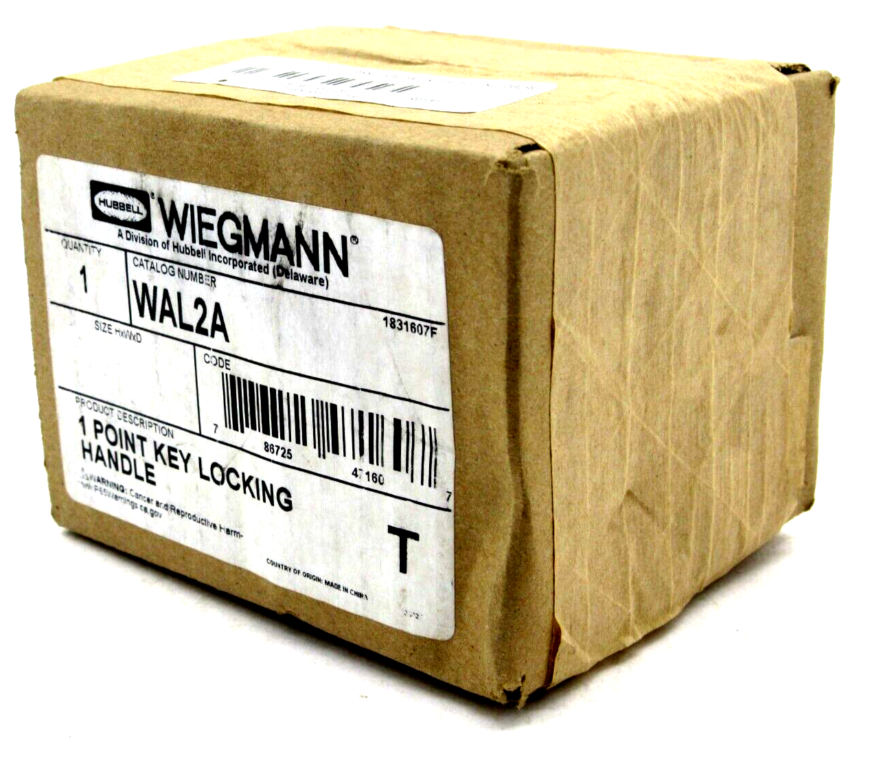NEW WIEGMANN WAL2A 1 POINT KEY LOCKING HANDLE - SB Industrial Supply, Inc.