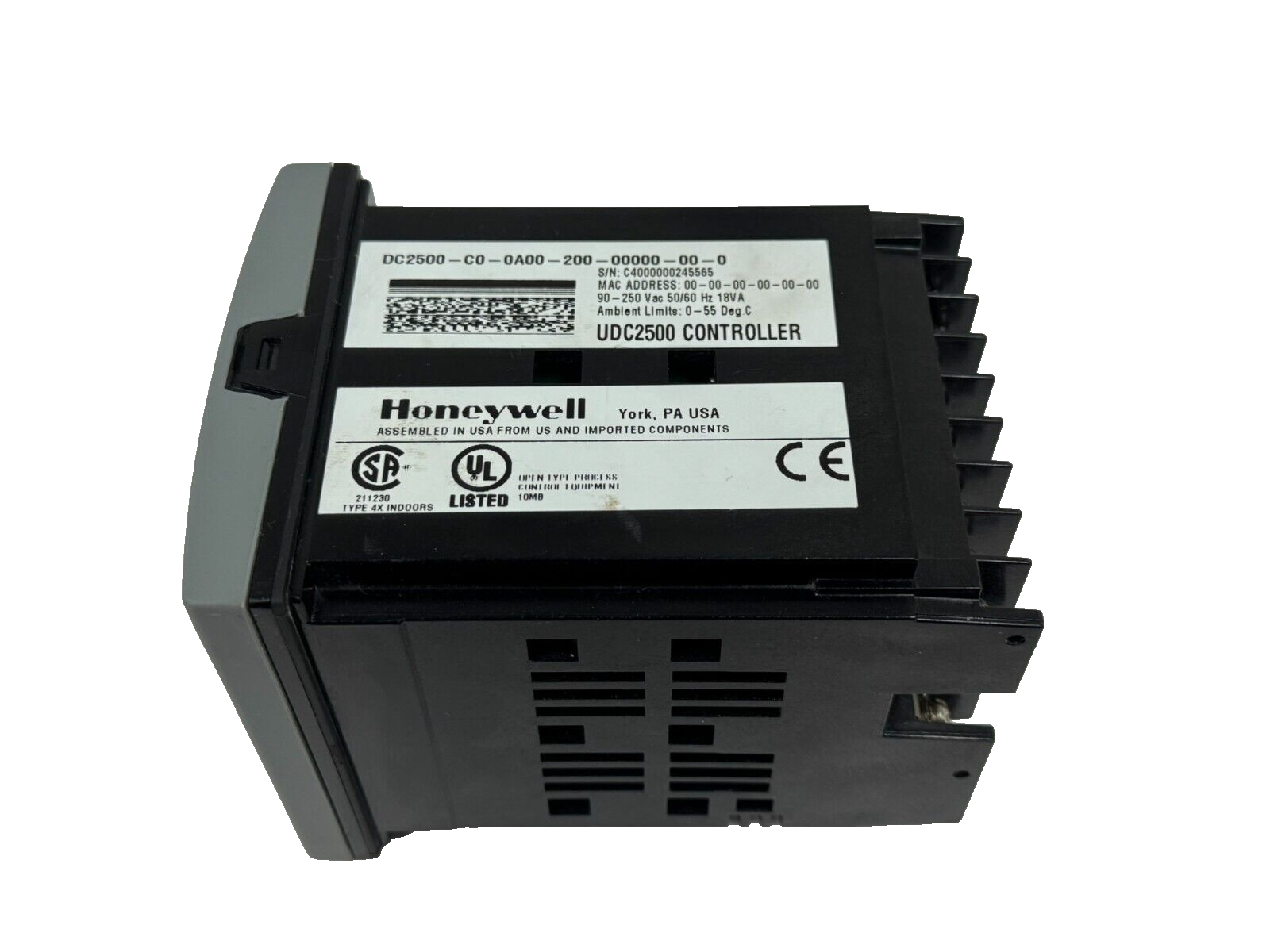 USED HONEYWELL DC2500-C0-0A00-200-00000-00-0 UDC2500 CONTROLLER - SB ...