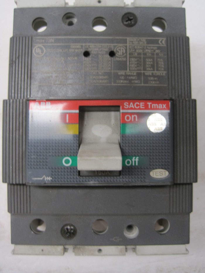 ABB TMAX T3N CIRCUIT BREAKER 150A - SB Industrial Supply, Inc.