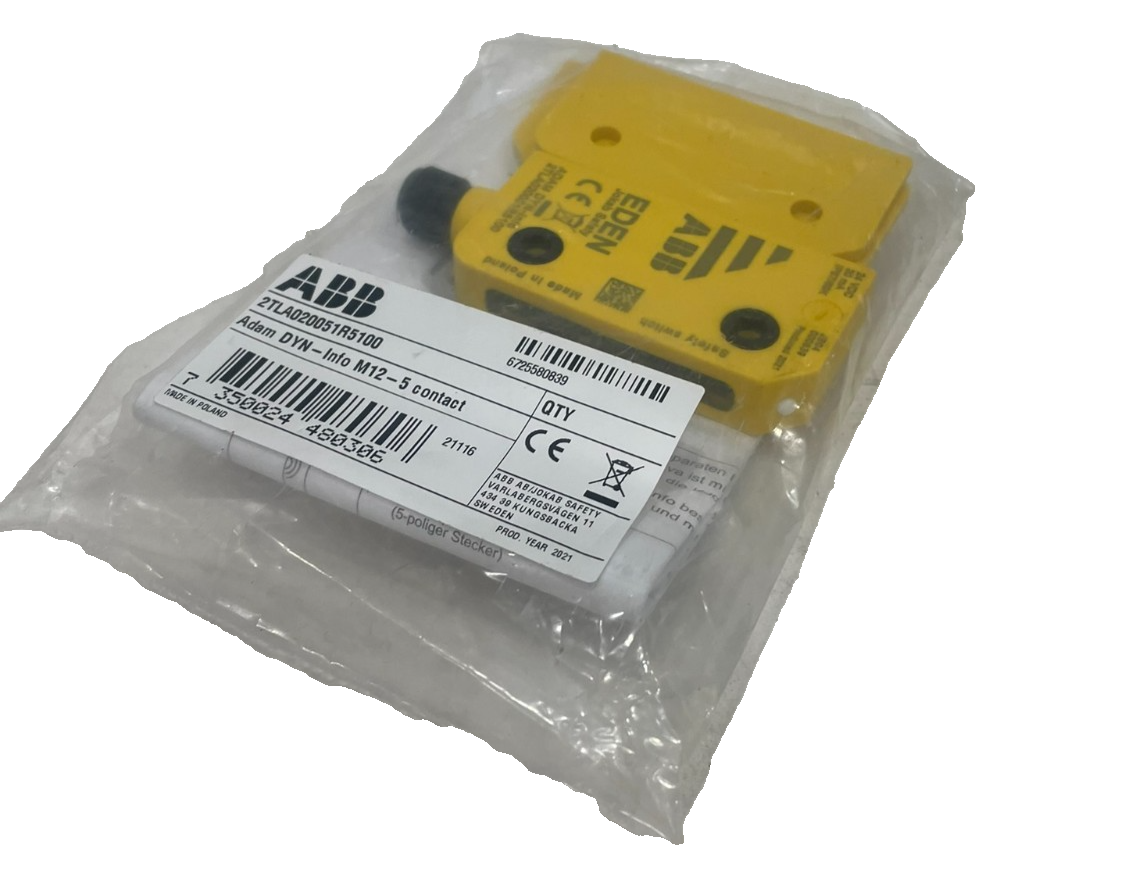 NEW ABB 2TLA020051R5100 NON-CONTACT SAFETY SENSOR 24VDC - SB Industrial ...
