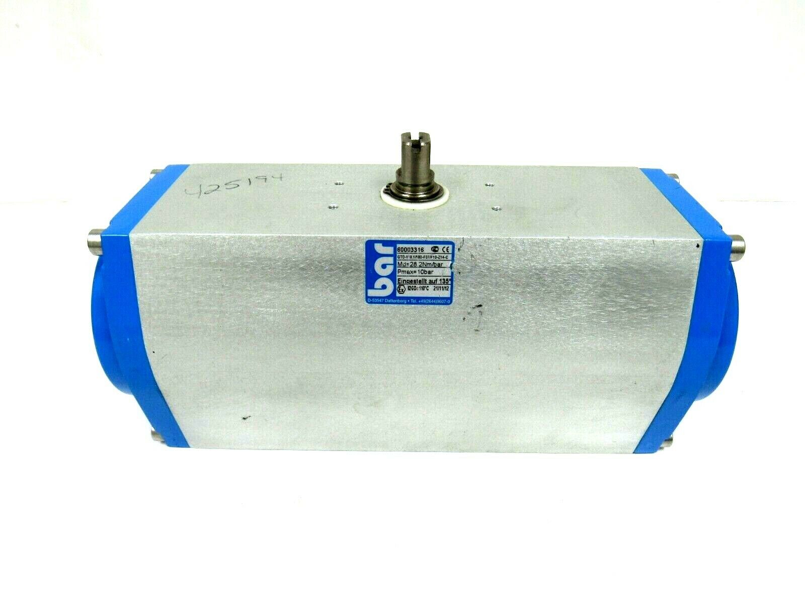 NEW BAR 60003316 ACTUATOR GTD-110.1/180-F07/F10-Z14-C - SB Industrial ...