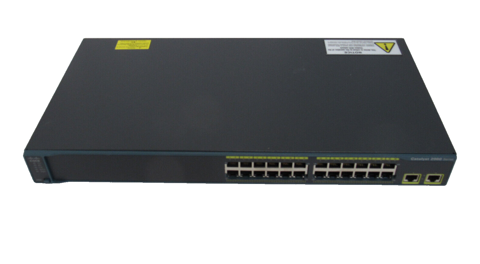 NEW CISCO WS-C2960-24TT-L ETHERNET SWITCH 0910-08-1086 COM3L00BRF ...