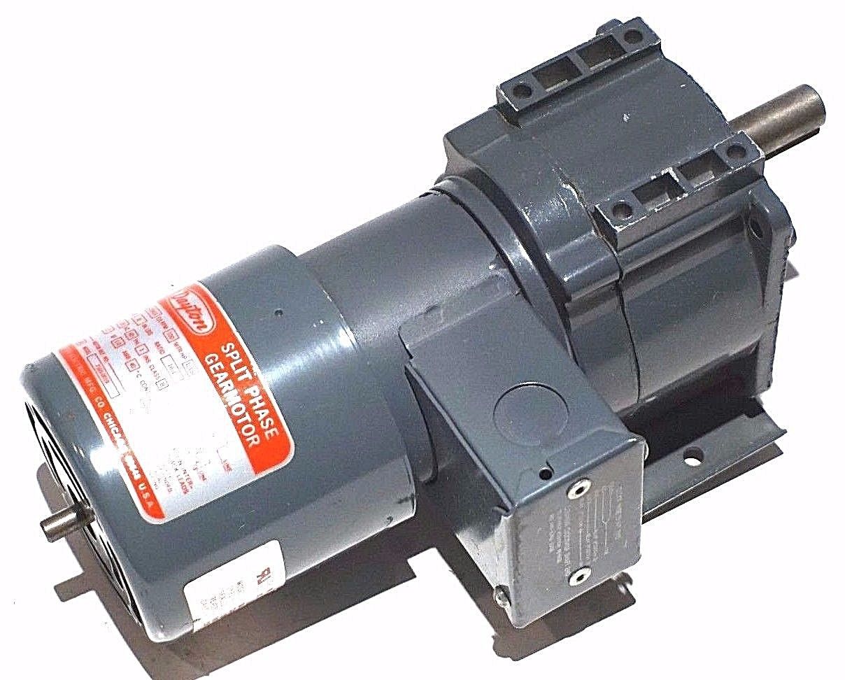 NEW DAYTON 2Z841A SPLIT PHASE GEARMOTOR 7165-0019 1/15 HP 100 RPM - SB ...