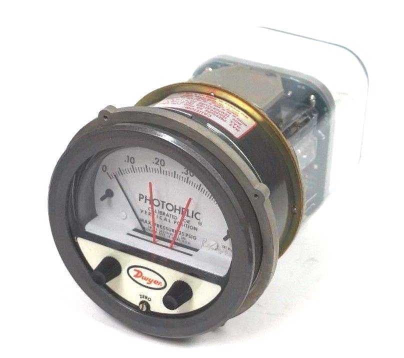 NEW DWYER 3000-0C PHOTOHELIC PRESSURE SWITCH 30000C - SB Industrial ...