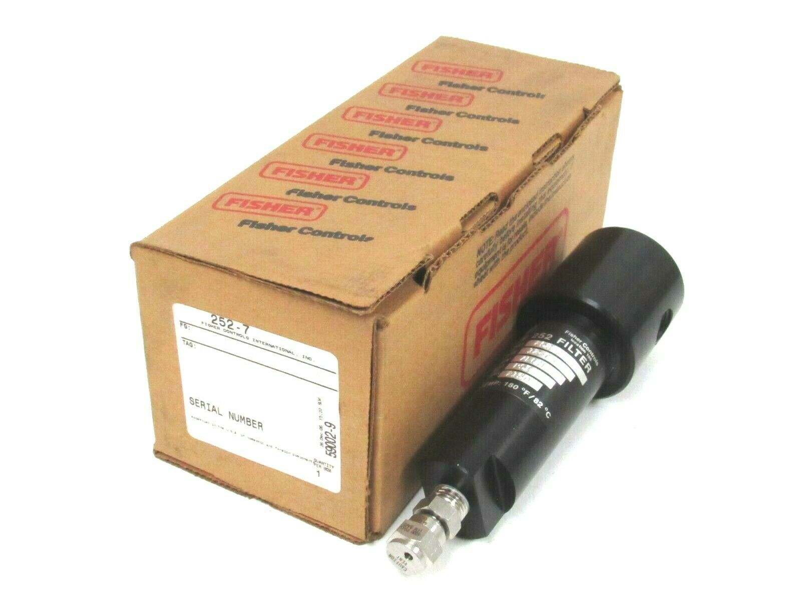 NEW FISHER 252-7 ALUMINUM BODY FILTER 2527 - SB Industrial Supply, Inc.