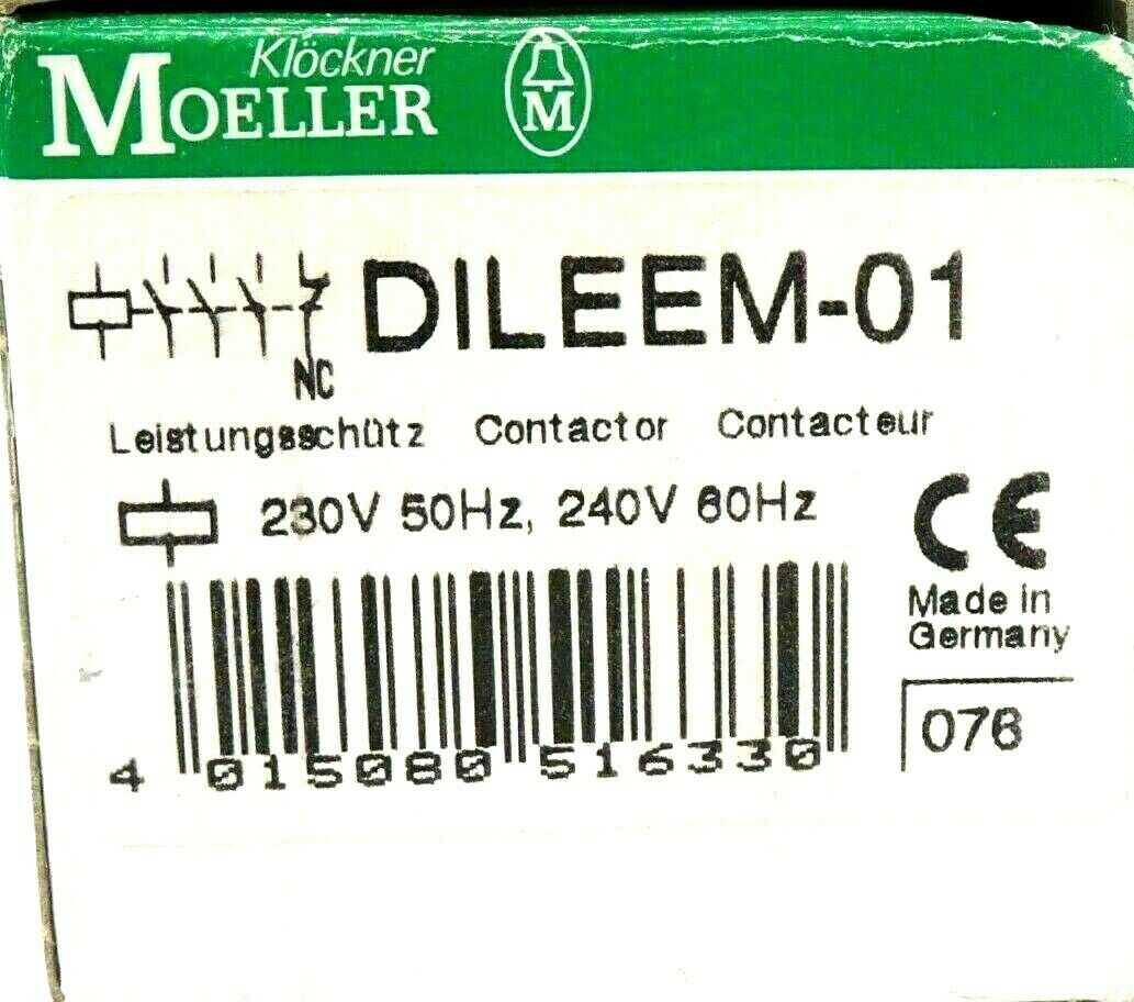 NEW KLOCKNER MOELLER DILEEM-01 CONTACTOR DILEEM01 - SB Industrial ...