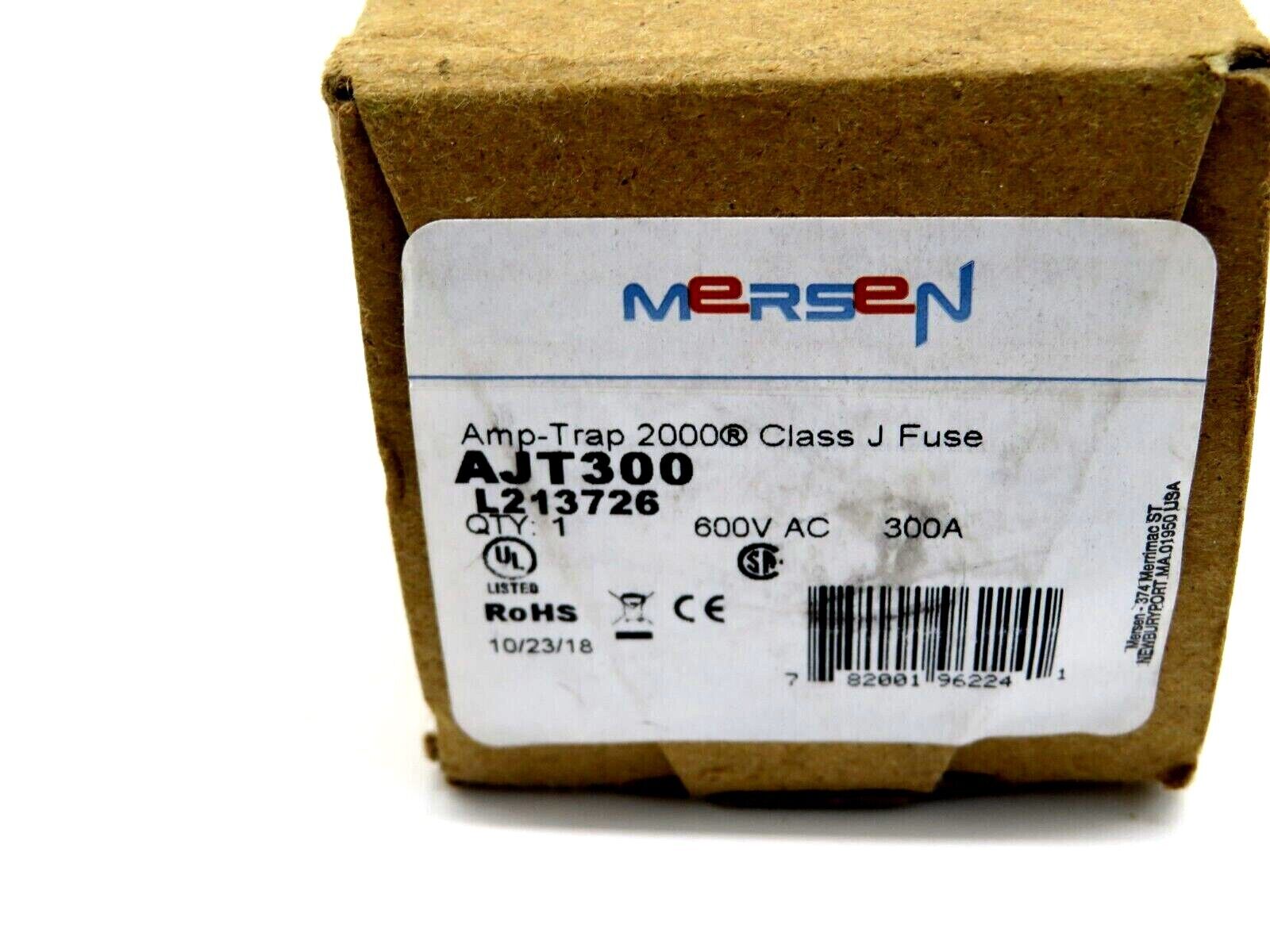 NEW MERSEN AJT300 FUSE 300AMP 600 V - SB Industrial Supply, Inc.