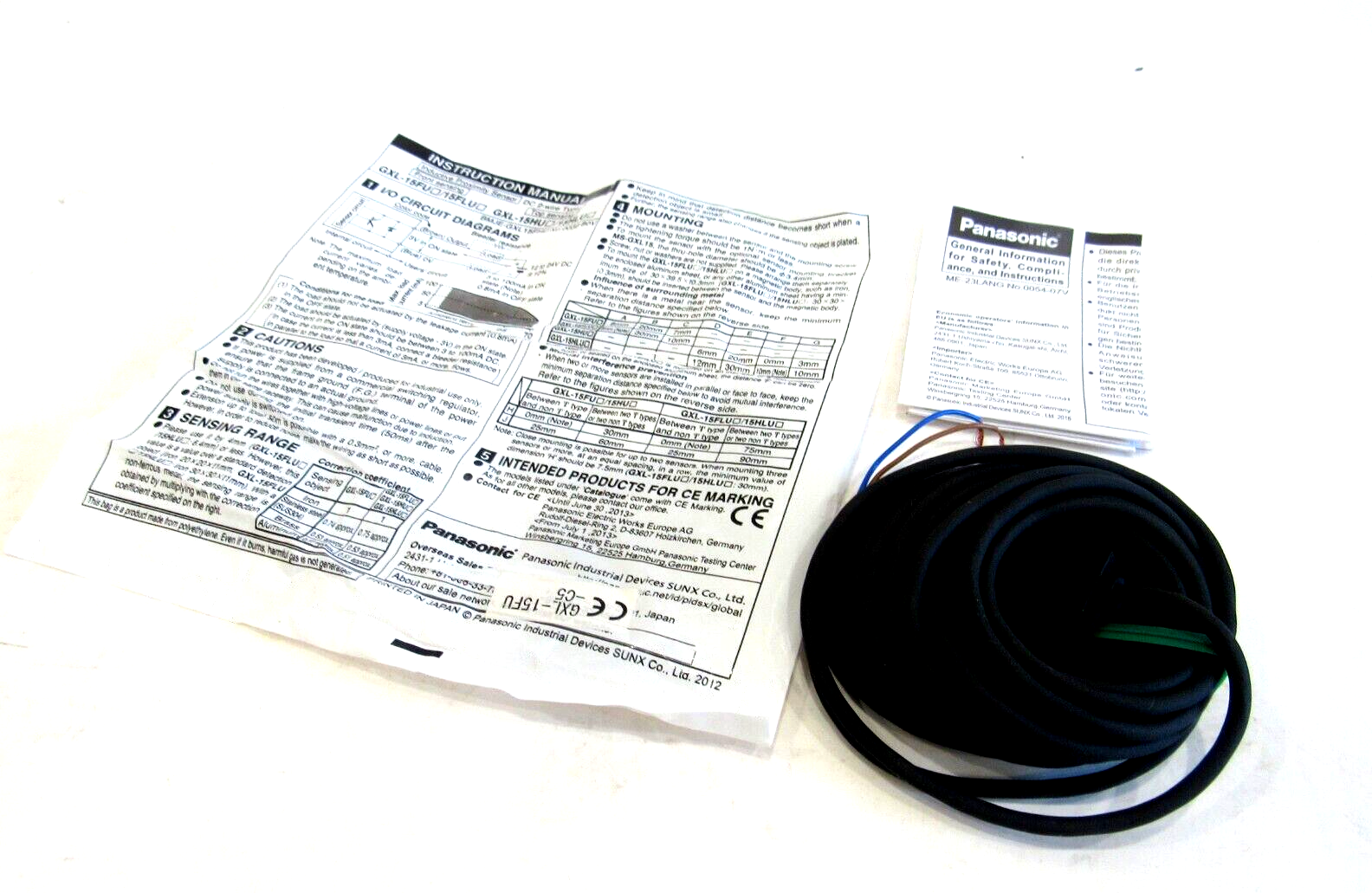 NEW PANASONIC GXL-15FU-C5 PROXIMITY SWITCH GXL15FUC5 - SB Industrial ...