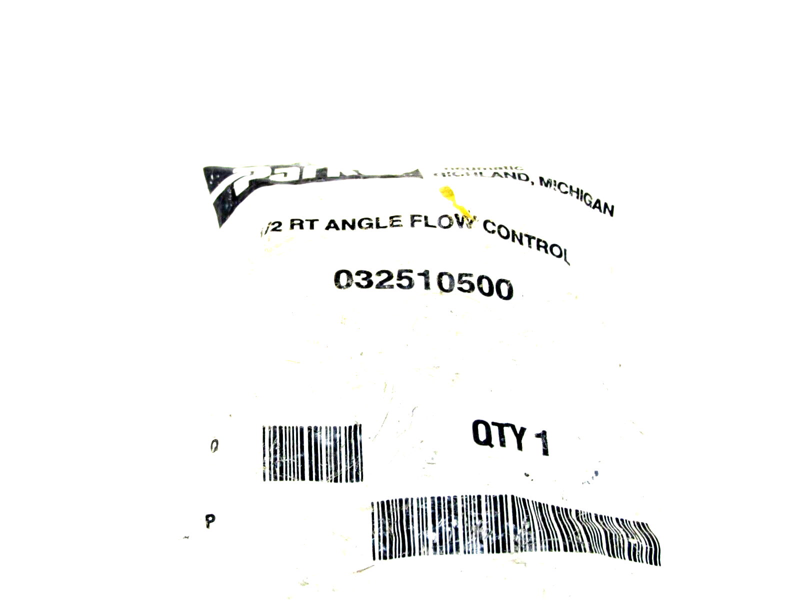 NEW PARKER 032510500 1/2" RIGHT ANGLE FLOW CONTROL VALVE - SB ...