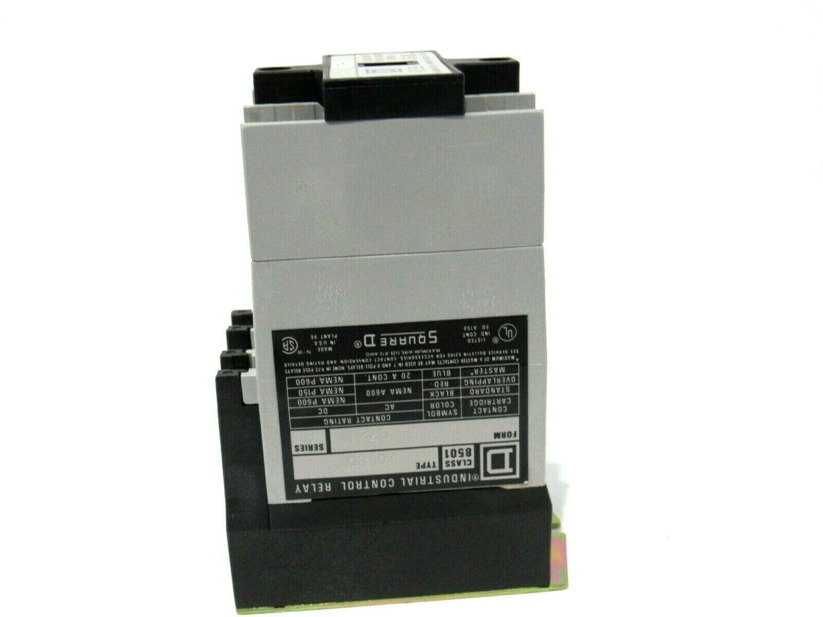 NEW SQUARE D 8501-X080V03 CONTROL RELAY 8501X080V03 - SB Industrial ...