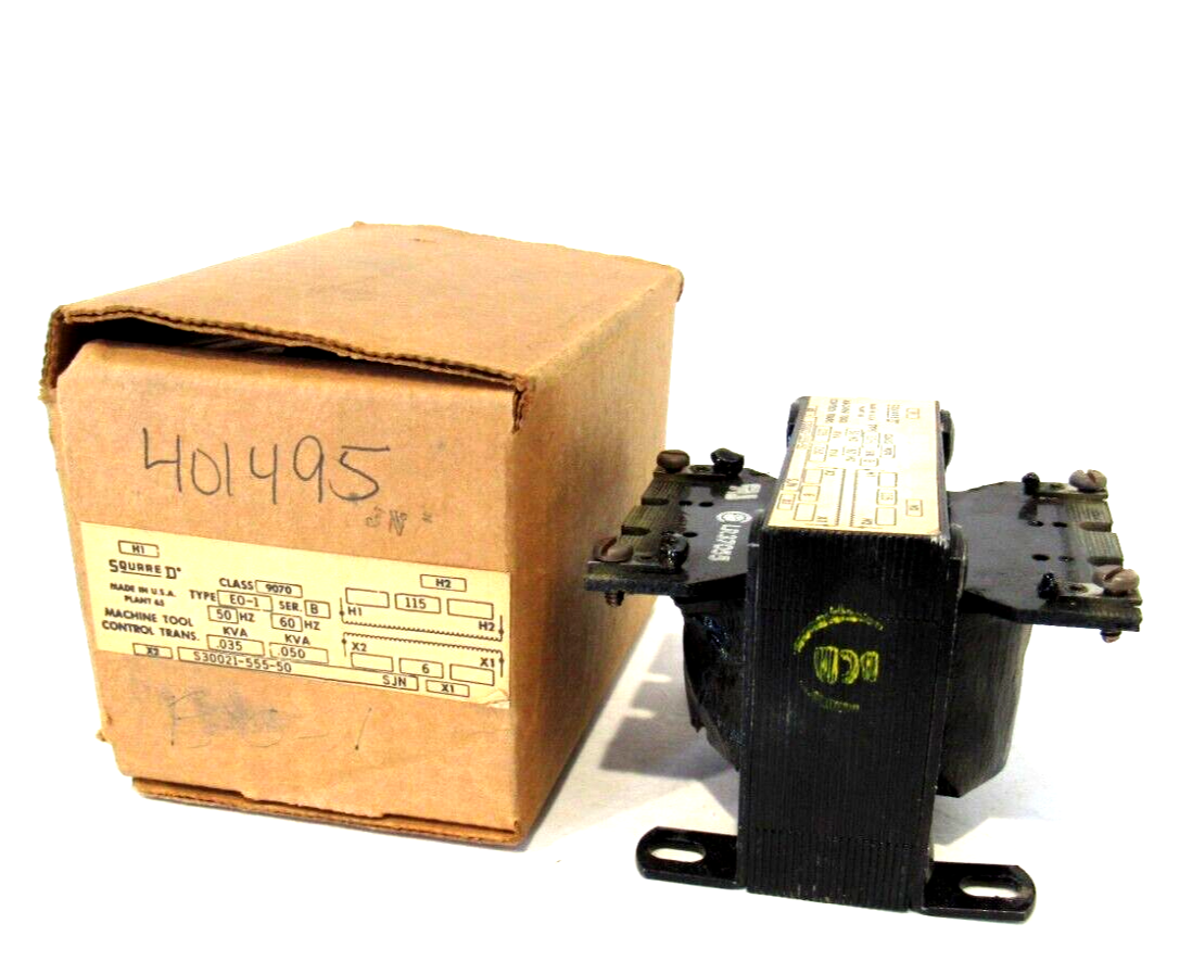 NEW SQUARE D 9070-EO1 TRANSFORMER 9070EO1 - SB Industrial Supply, Inc.