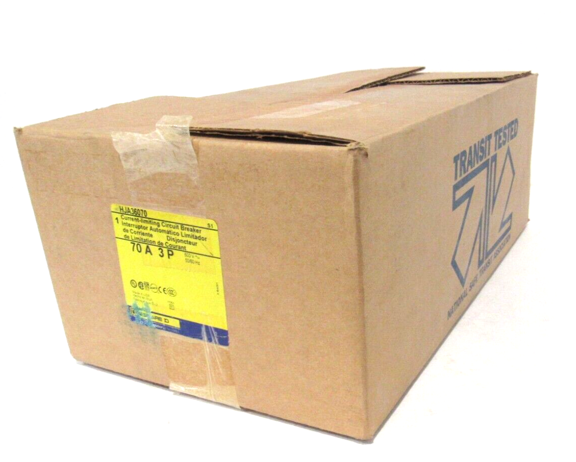 NEW SQUARE D HJA36070 CIRCUIT BREAKER 3 POLE 70A - SB Industrial Supply ...