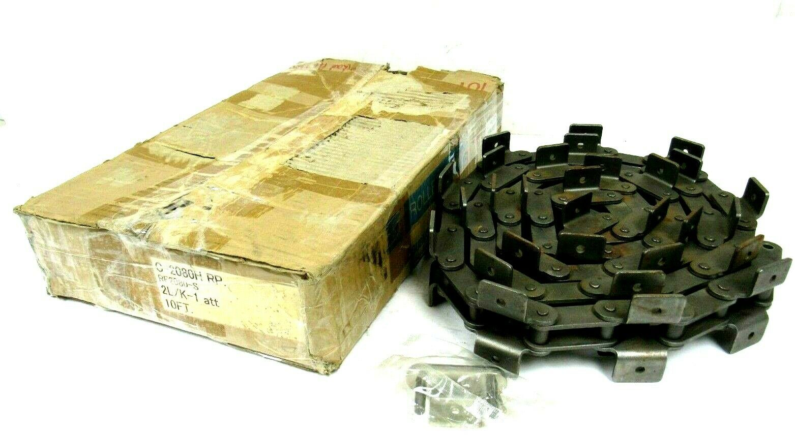 NEW TSUBAKIMOTO RF2080-S ROLLER CHAIN 10' RF2080S C-2080H-RP - SB ...