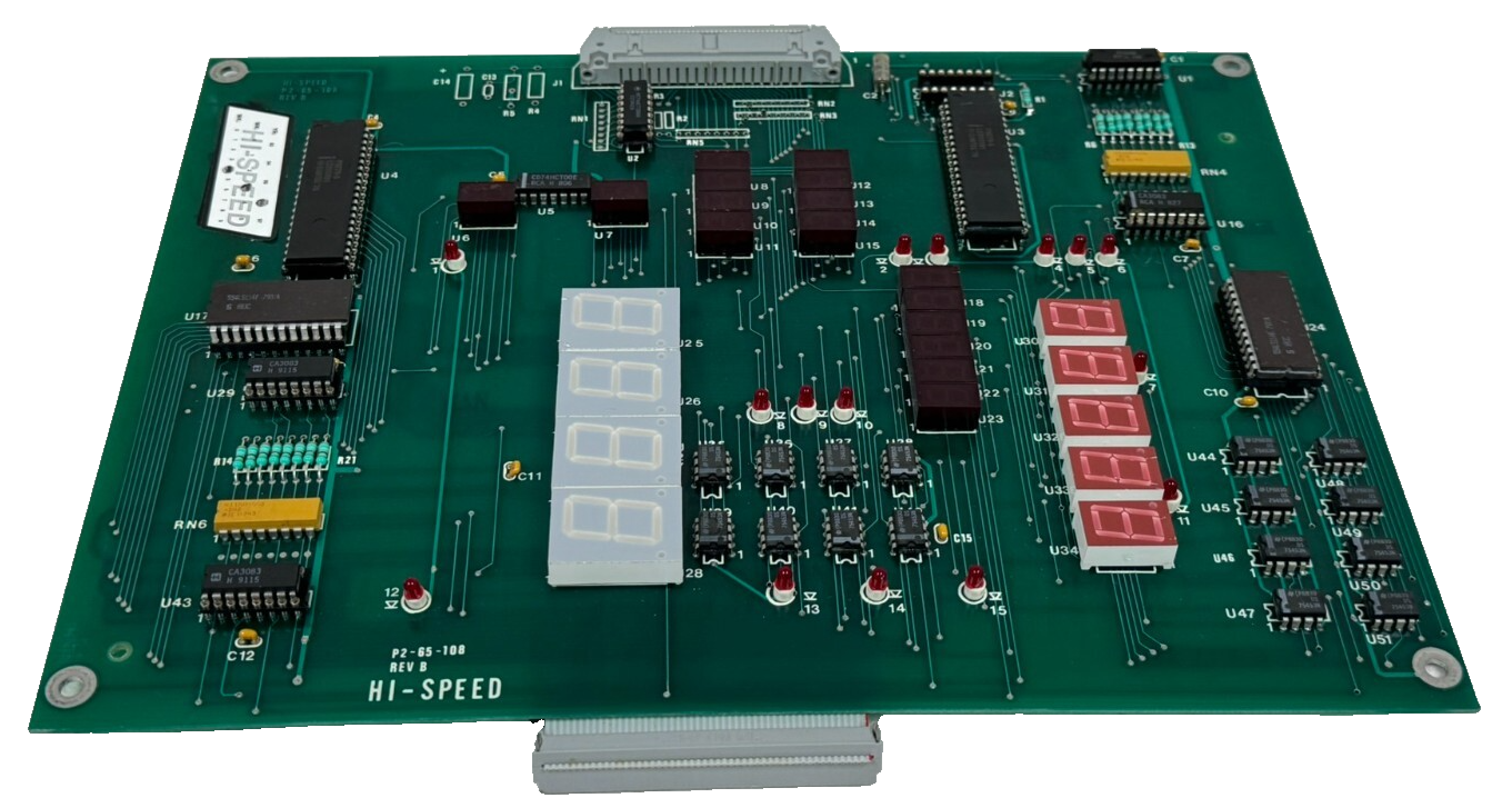 USED HI-SPEED P2-65-108 DISPLAY BOARD REV. B P265108 - SB Industrial ...