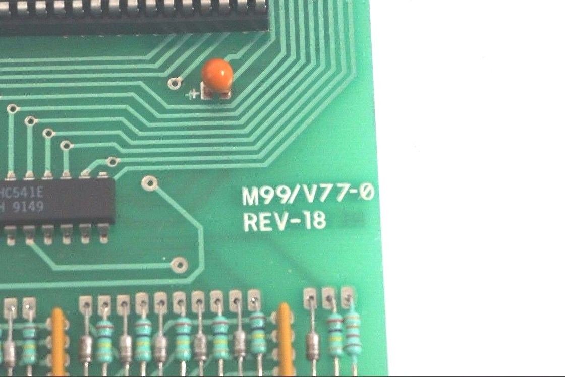 VORNE IND. M99/V77-0 CONTROL BOARD REV-18, M99/V77 - SB Industrial ...