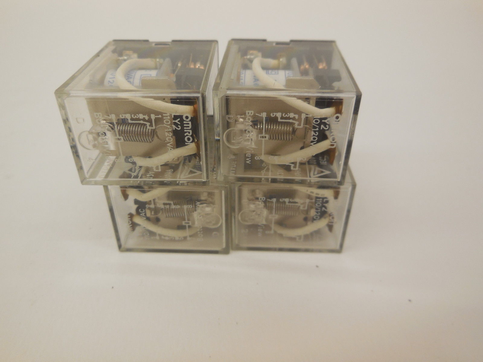 4 NEW OMRON LY2 RELAYS - SB Industrial Supply, Inc.