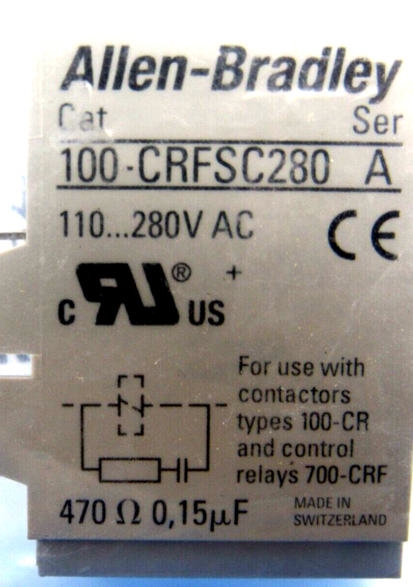 LOT OF 4 ALLLEN BRADLEY 100-CRFSC280 SURGE SUPPRESSOR 100CRFSC280 NEW ...