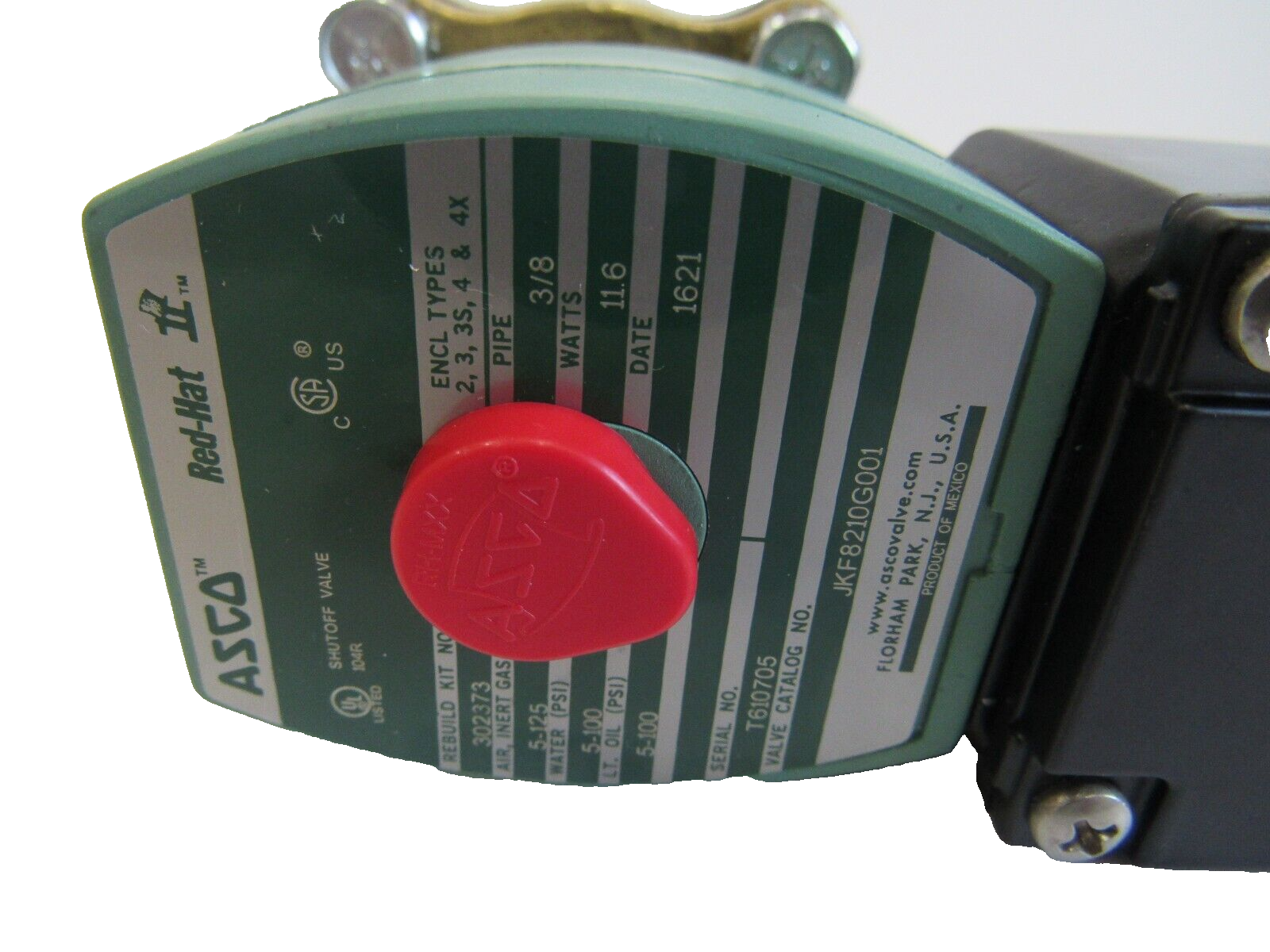 NEW ASCO JKF8210G001 SOLENOID VALVE 24DC - SB Industrial Supply, Inc.