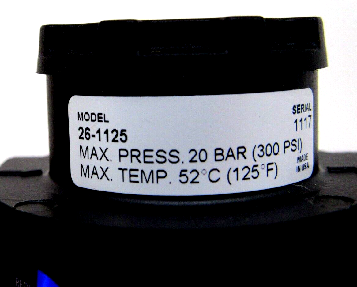 NEW BEDFORD 26-1125 1/4" REGULATOR OEM - SB Industrial Supply, Inc.