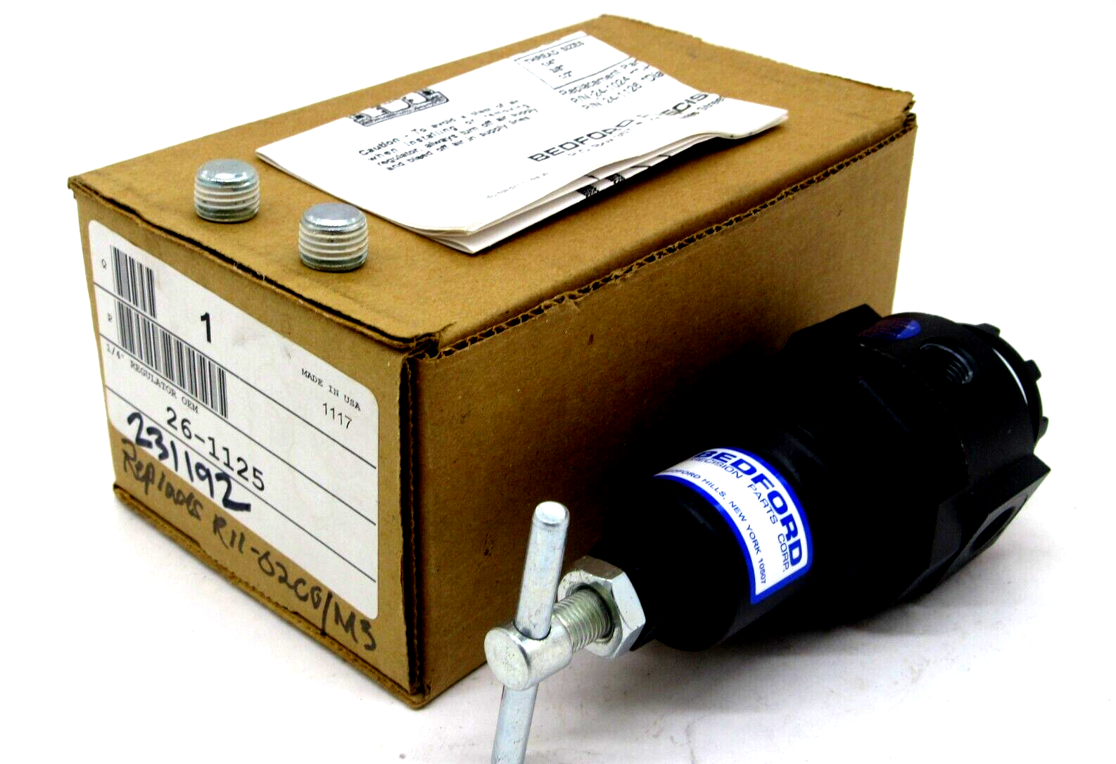 NEW BEDFORD 26-1125 1/4" REGULATOR OEM - SB Industrial Supply, Inc.