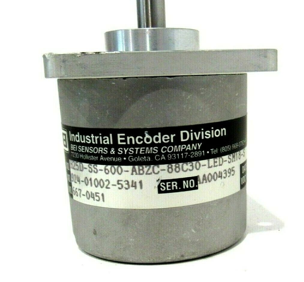 NEW BEI 924-01002-5341 ENCODER H25D-SS-600-ABZC-88C30-LED-SM18-S ...