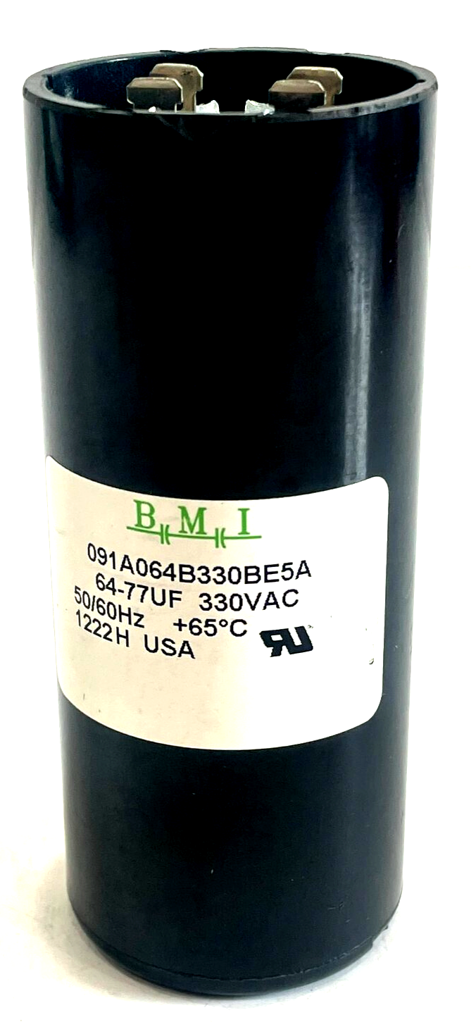 NEW BMI 64-77UF CAPACITOR 330VAC 50/60HZ 6477UF - SB Industrial Supply ...