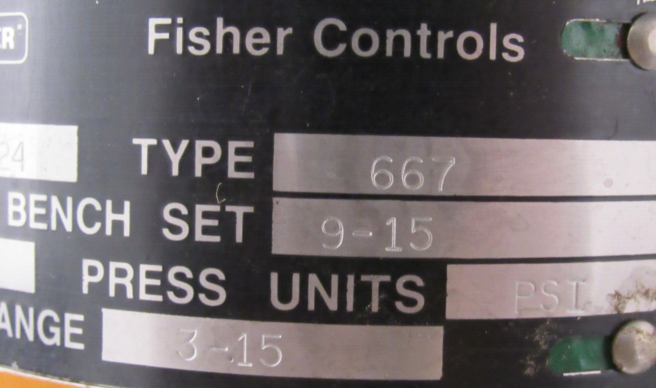 NEW FISHER 667-EZ-35821 CONTROL VALVE 1-1/2" SIZE 30 TYPE 667 ...