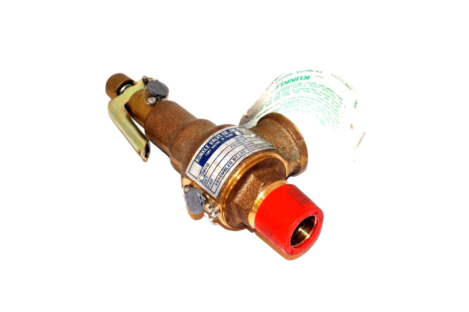 NEW KUNKLE 6010-D9 3/4'' STEAM SAFETY RELIEF VALVE 6010D9 - SB ...