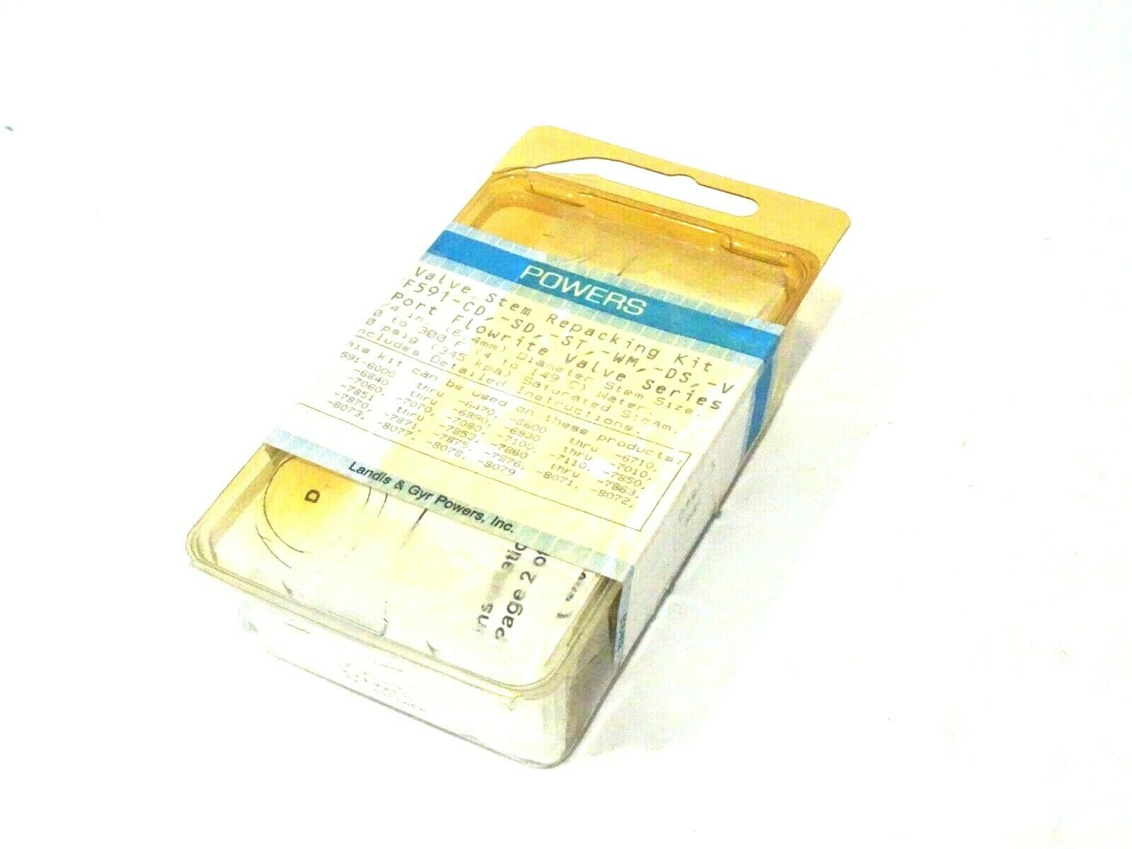 NEW LANDIS & GYR 591-501 VALVE STEM REPACKING KIT MODEL 019545 591501 ...