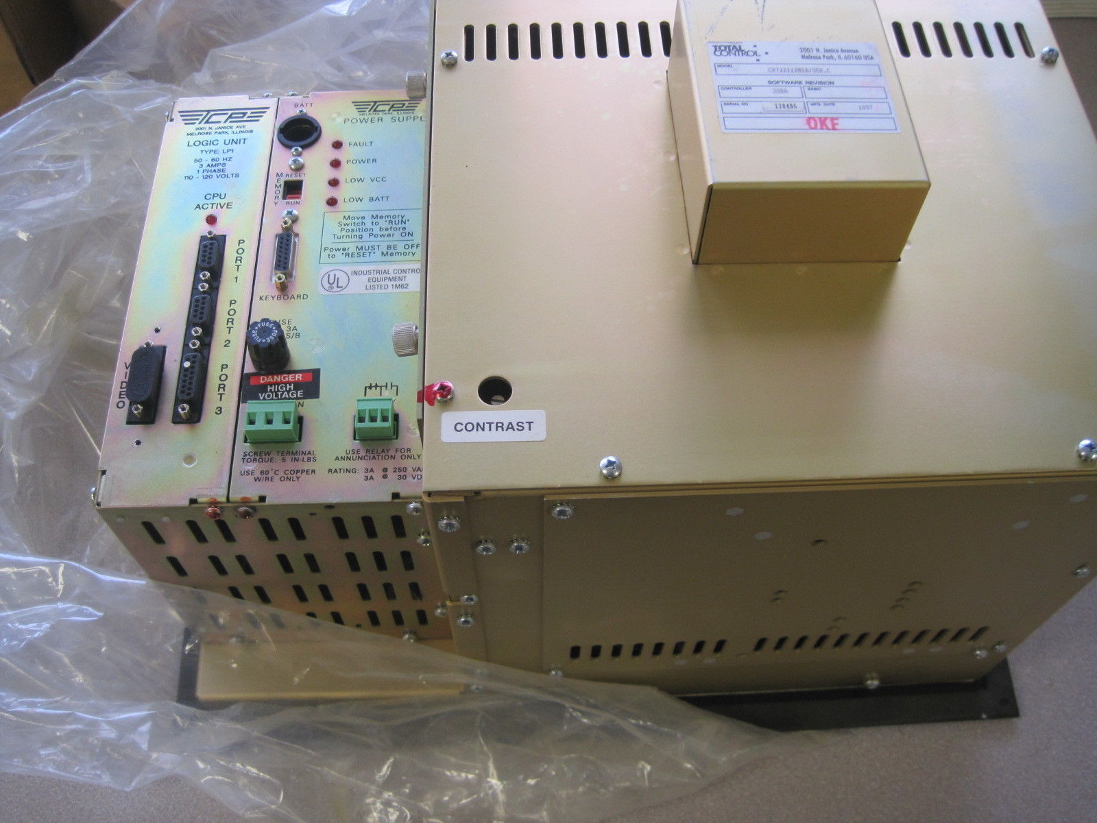 NEW TOTAL CONTROL CRT INTERFACE CRTXXXXXM1A SCREEN - SB Industrial ...