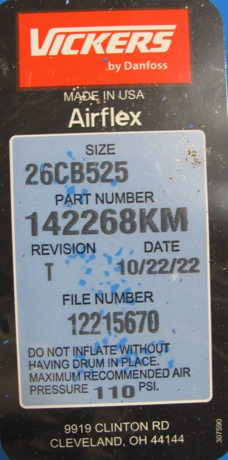 NEW VICKERS 142268KM AIRFLEX CONSTRICTING BRAKE 26CB525 - SB Industrial ...