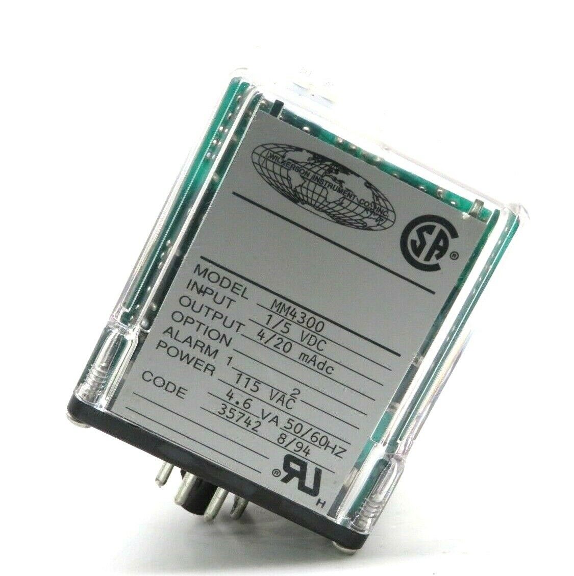 NEW WILKERSON INSTRUMENT MM4300 MIGHTY MODULE RELAY - SB Industrial ...