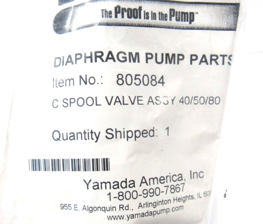 NEW YAMADA 805084 SPOOL VALVE ASSY. 40/50/80 - SB Industrial Supply, Inc.