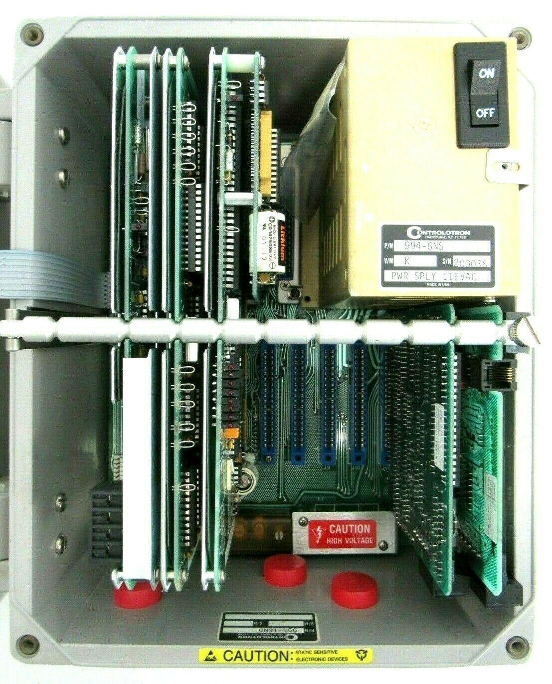 USED CONTROLOTRON 994N5DS-3 ULTRASONIC FLOWMETER SYSTEM 990 994N5DS3 ...