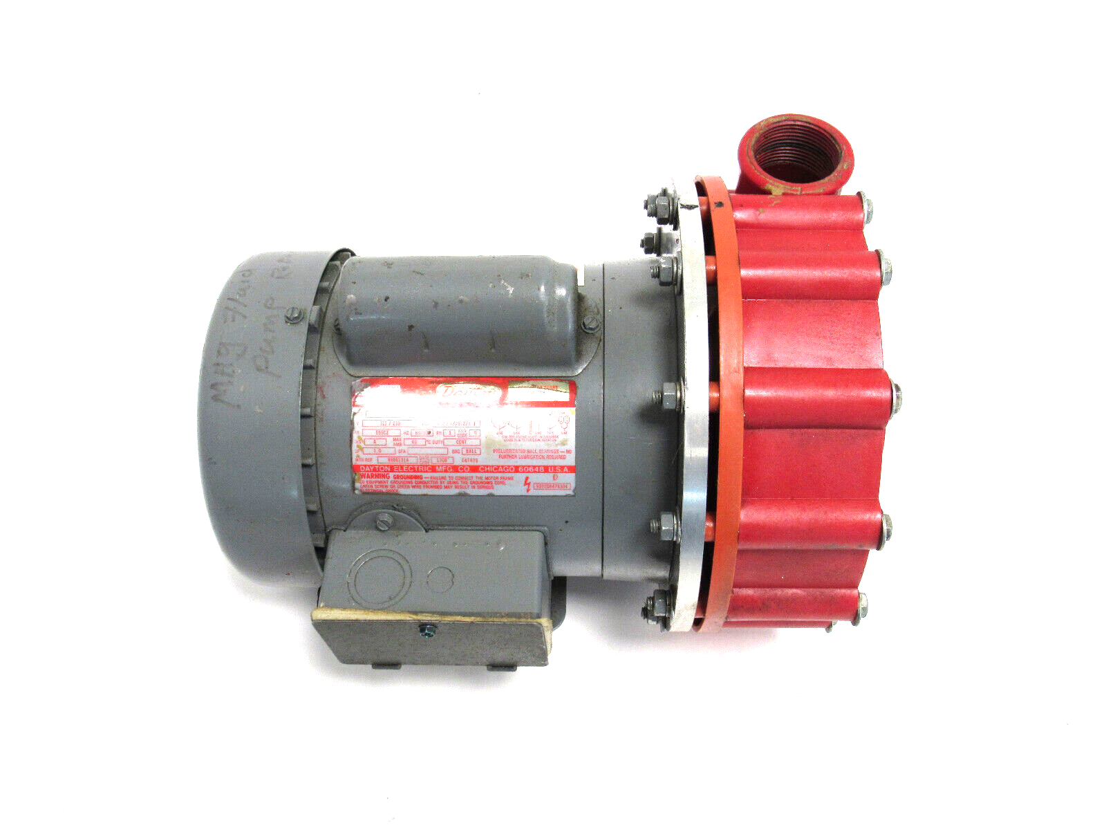 USED DAYTON 9K630A PUMP 1/4 HP 115/230V 1-1/4"x1-1/4" LR22132 - SB ...