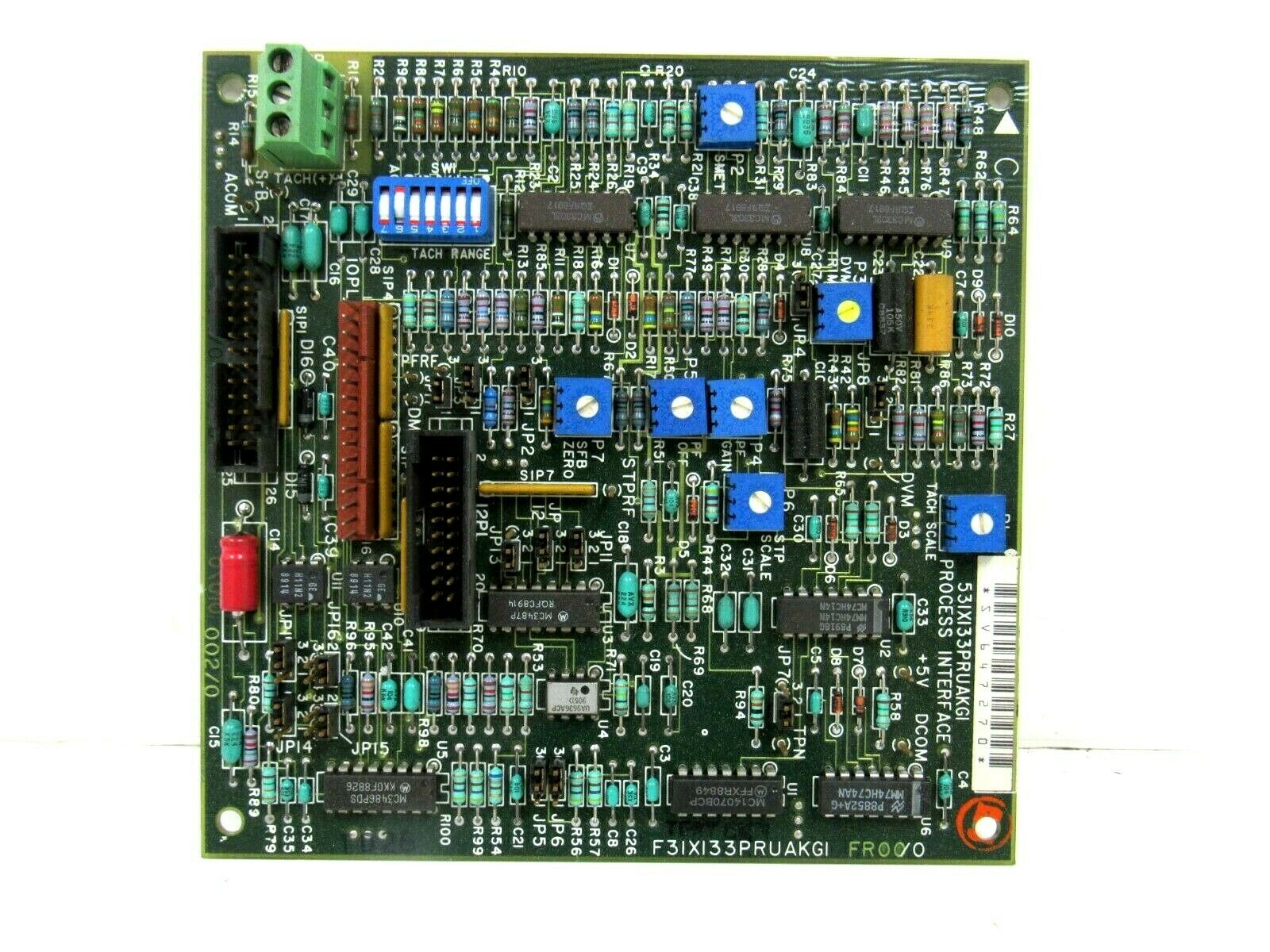USED GENERAL ELECTRIC 53IXI33PRUAKGI PROCESS INTERFACE BOARD - SB ...