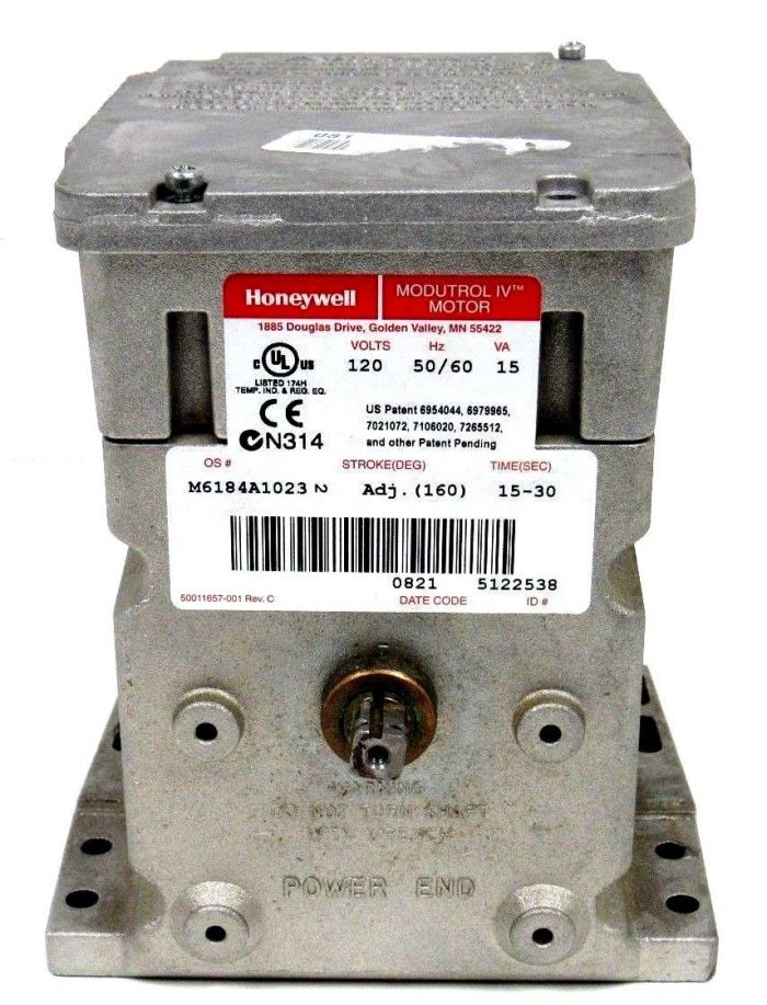 USED HONEYWELL M6184A1023 MODUTROL MOTOR 120V 50/60HZ 15A - SB ...