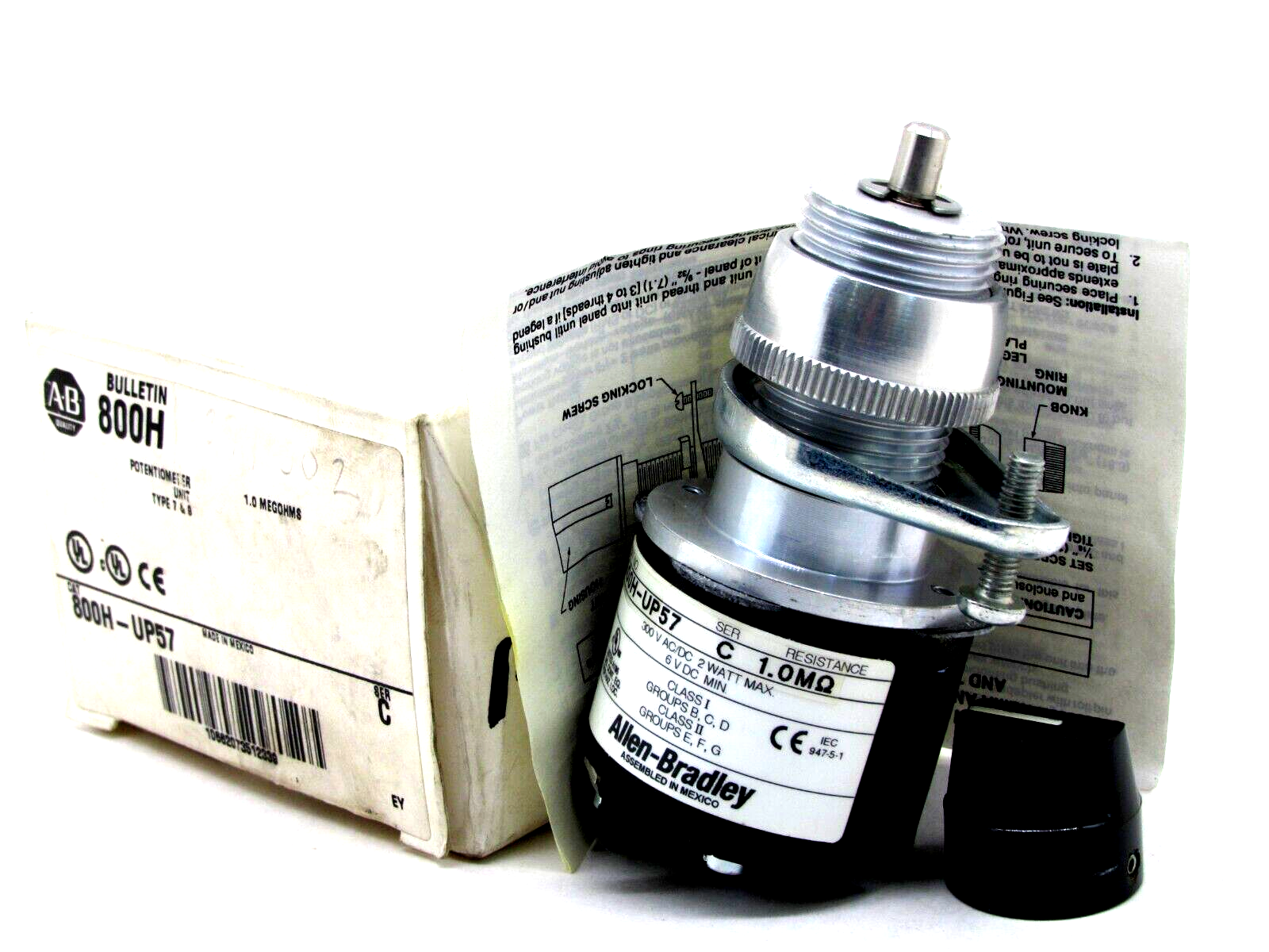 NEW ALLEN BRADLEY 800H-UP57 POTENTIOMETER 800HUP57 - SB Industrial ...