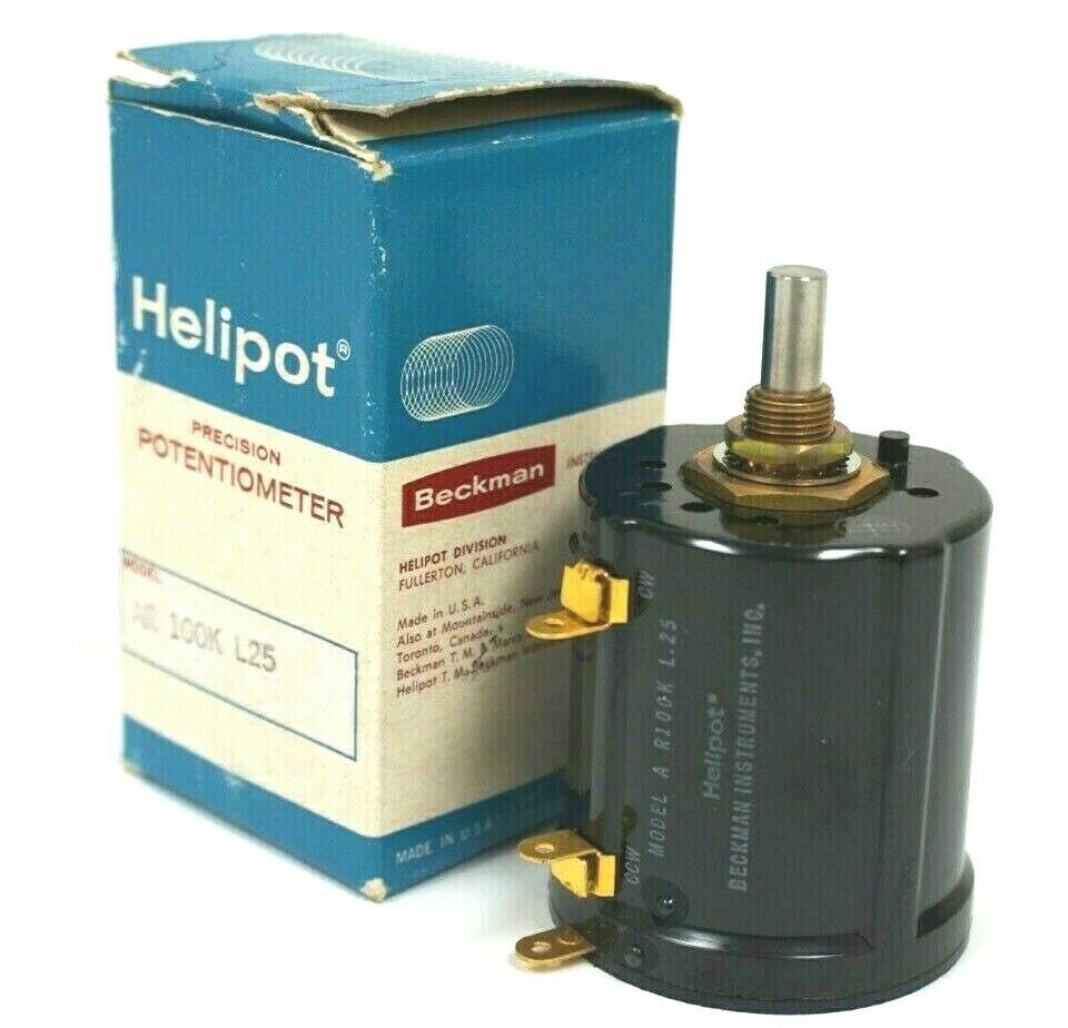 NEW BECKMAN AR-100K-L25 PRECISION POTENTIOMETER HELIPOT AR100KL25 - SB ...