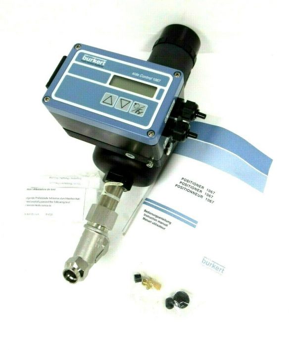 NEW BURKERT 2632-A-2-15 VALVE AND 1067 POSITIONER 0-EE-VA-SA42-C ...