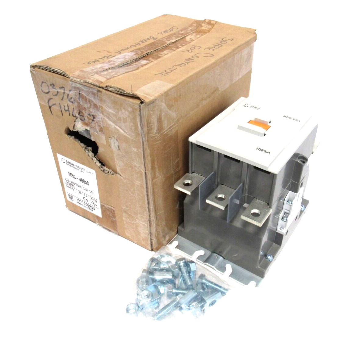 NEW CERUS MRC-400AS CONTACTOR AC100-240V DC100-22V 2NO2NC MRC400AS - SB ...