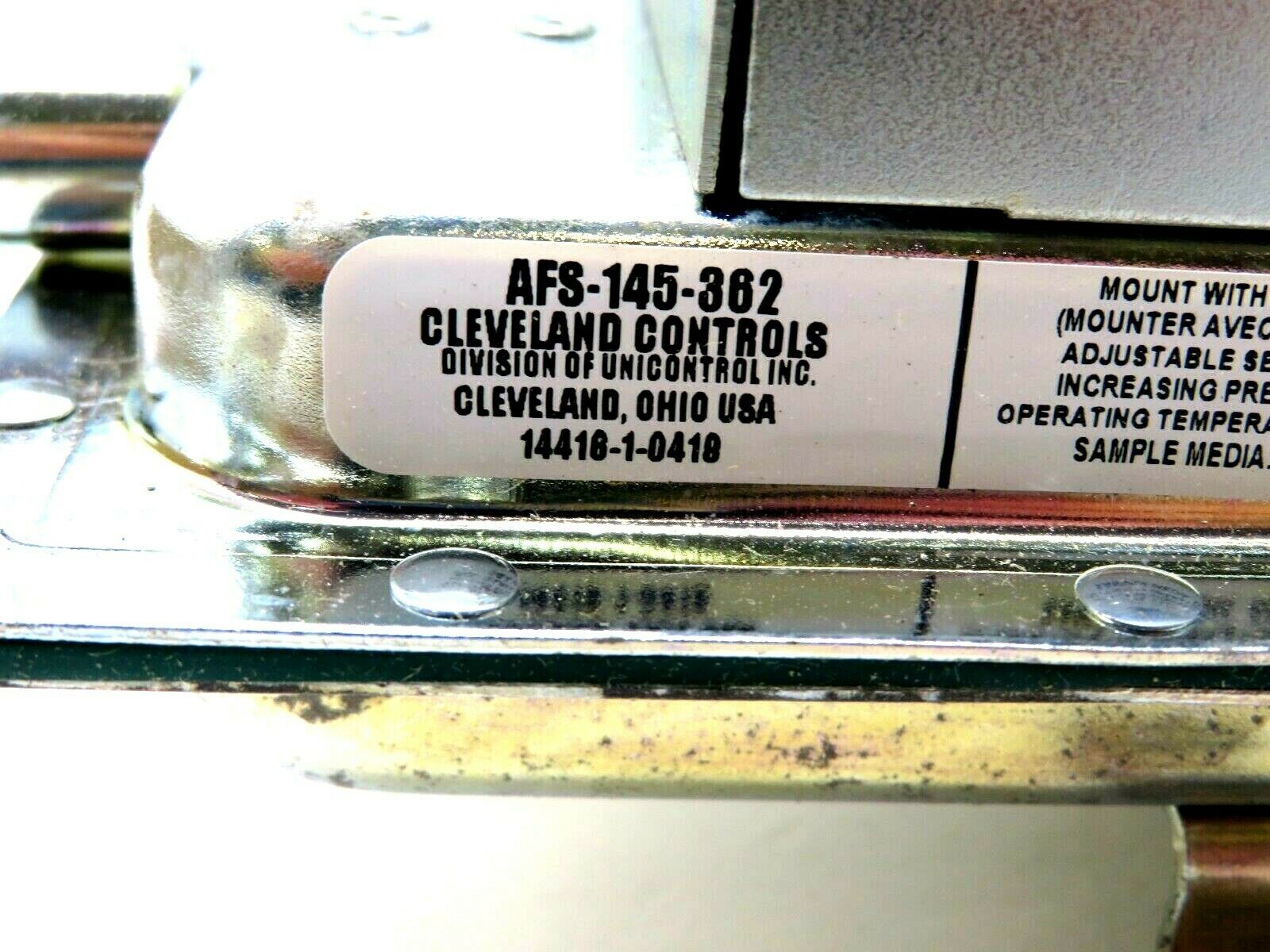 NEW CLEVELAND CONTROLS AFS-145-362 PILOT AFS145362 - SB Industrial ...