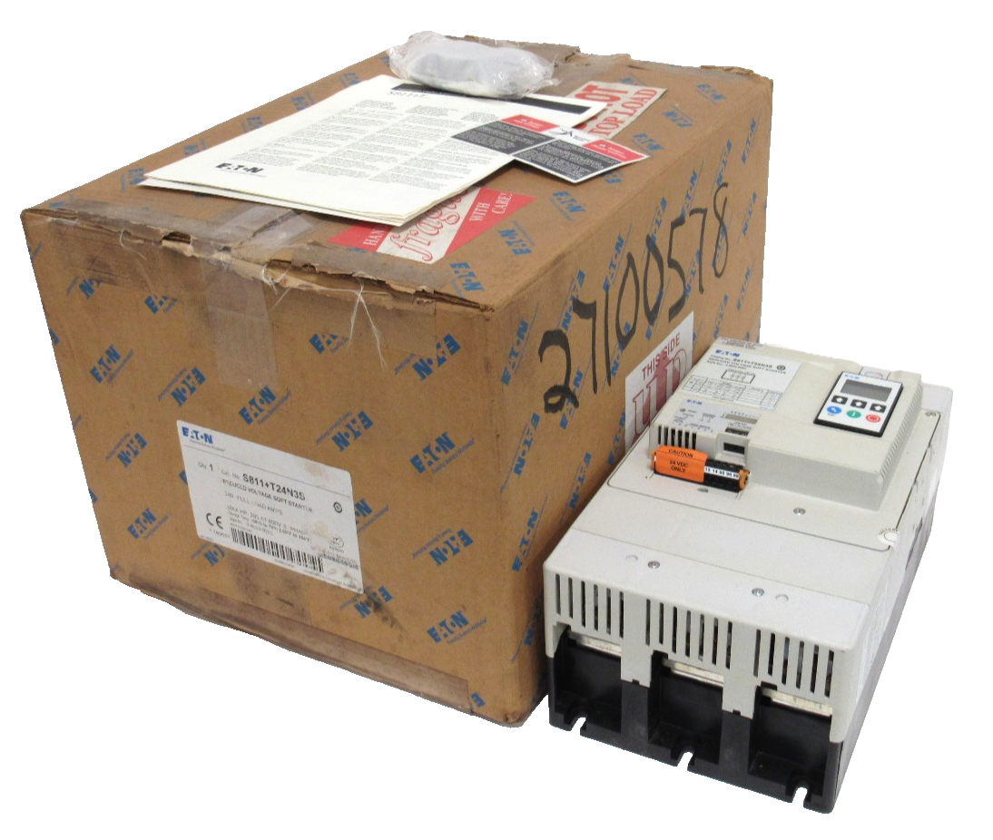 NEW EATON S811+T24N3S SOFT STARTER 200HP S811T24N3S - SB Industrial ...