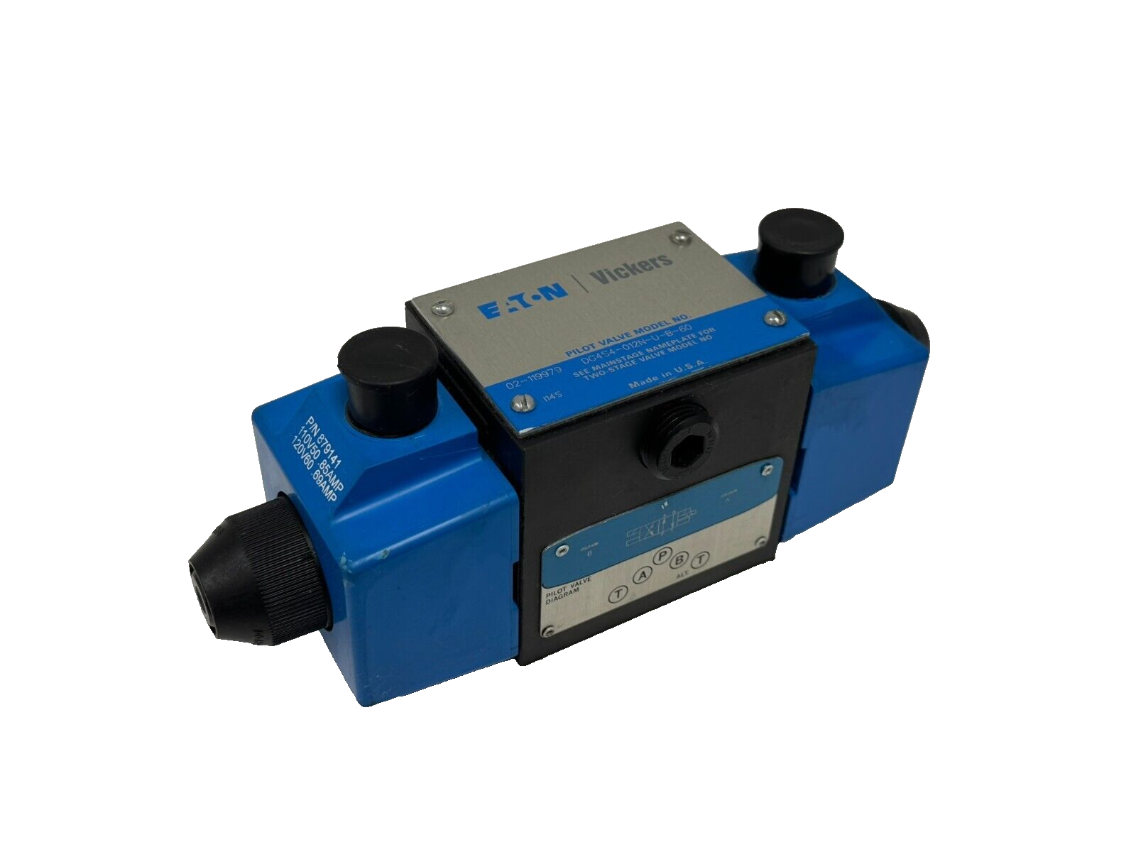 NEW EATON / VICKERS DG4S4-012N-U-B-60 SOLENOID CONTROL VALVE 02-119979 ...