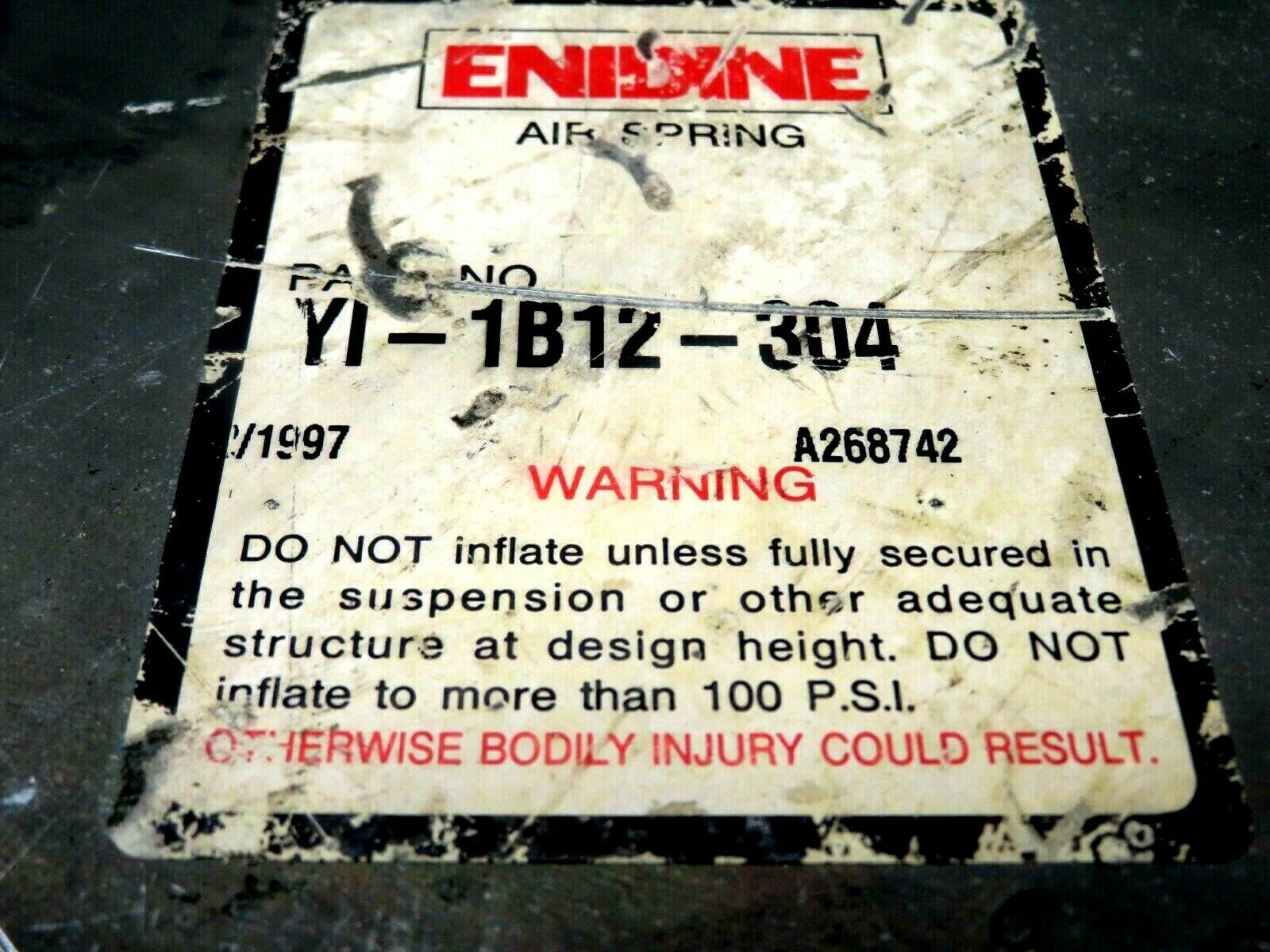 NEW ENIDINE YI-1B12-304 AIR SPRING YI1B12304 - SB Industrial Supply, Inc.