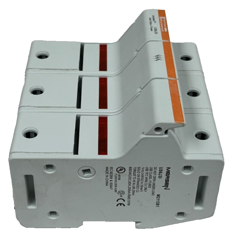 NEW FERRAZ SHAWMUT US6J3I ULTRASAFE FUSE HOLDER 3P 600VAC 60A - SB ...