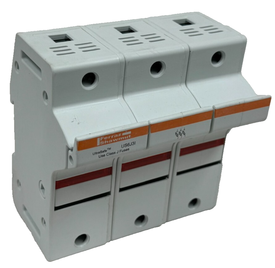 NEW FERRAZ SHAWMUT US6J3I ULTRASAFE FUSE HOLDER 3P 600VAC 60A - SB ...