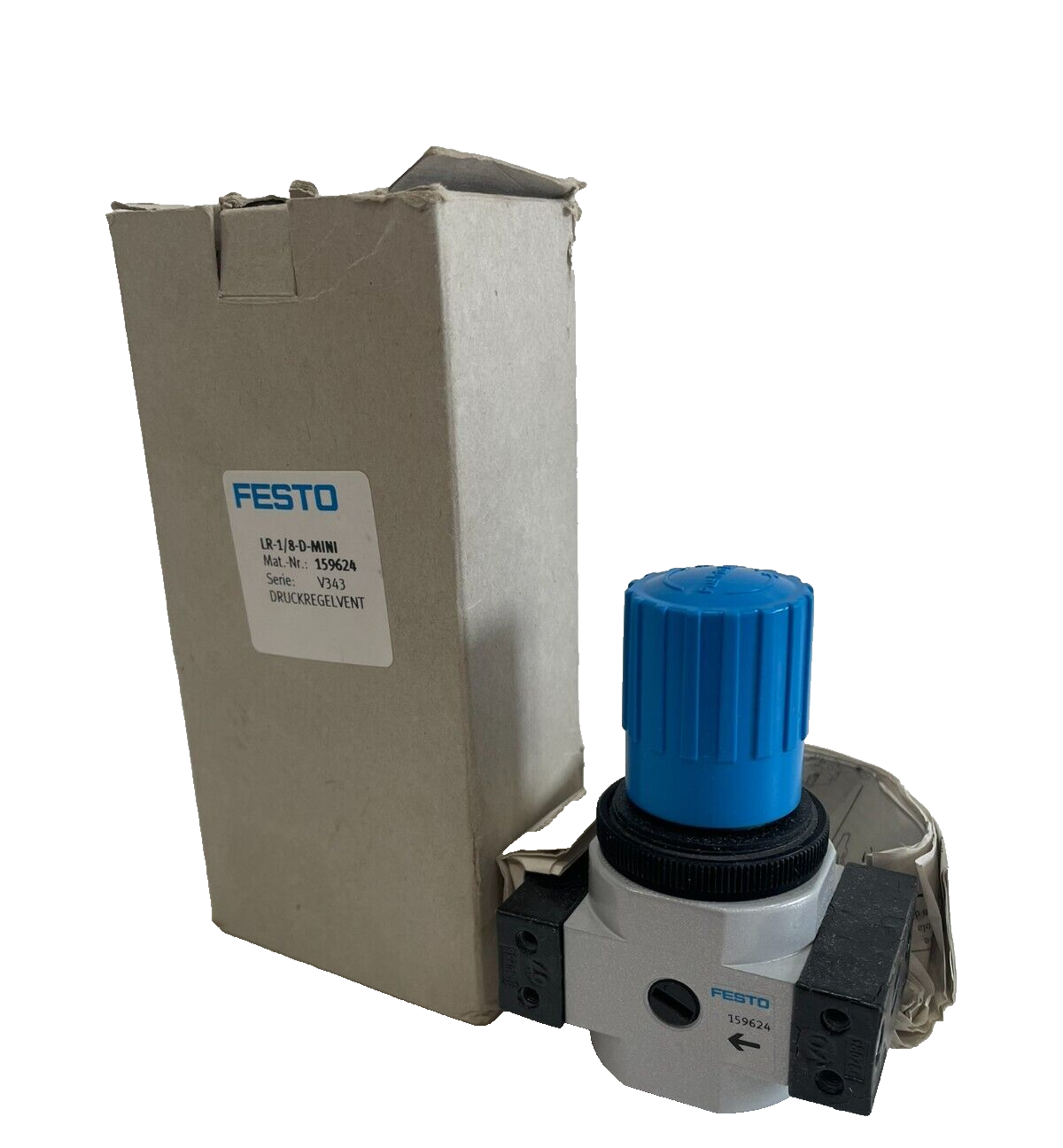 NEW FESTO LR-1/8-D-MINI REGULATOR 159624 LR-D-MINI LR18DMINI - SB ...
