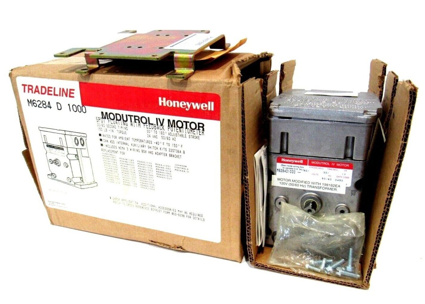 NEW HONEYWELL M6284D-1000 MODUTROL IV MOTOR M6284D1000 - SB Industrial ...