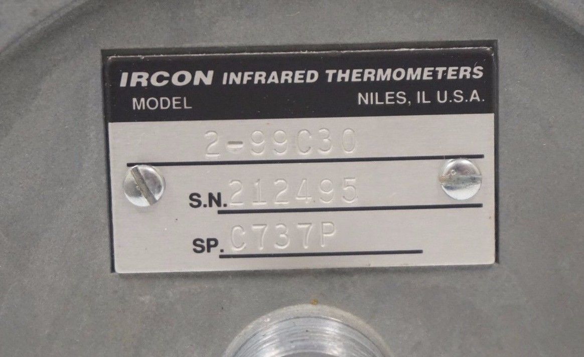 NEW IRCON 2-99C30 INFRARED THERMOMETER 299C30 - SB Industrial Supply, Inc.